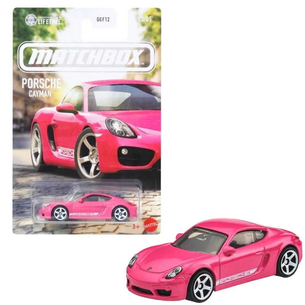 Matchbox 2026 Themed Asst Vehicles - Porsche 718 Cayman (Pink) | Shopee ...