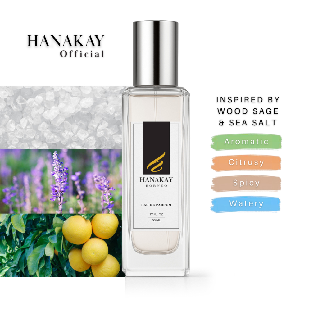 HANAKAY | Wood Sage & Sea Salt | EDP For Men & Women | Long Lasting ...
