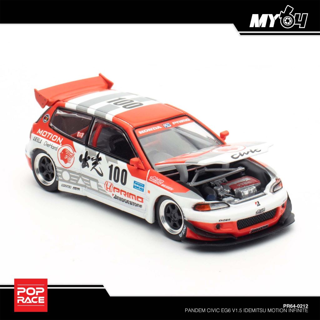 [POP RACE] PR640212 : Pandem Civic EG6 V1.5 Idemitsu Motion Infinite ...