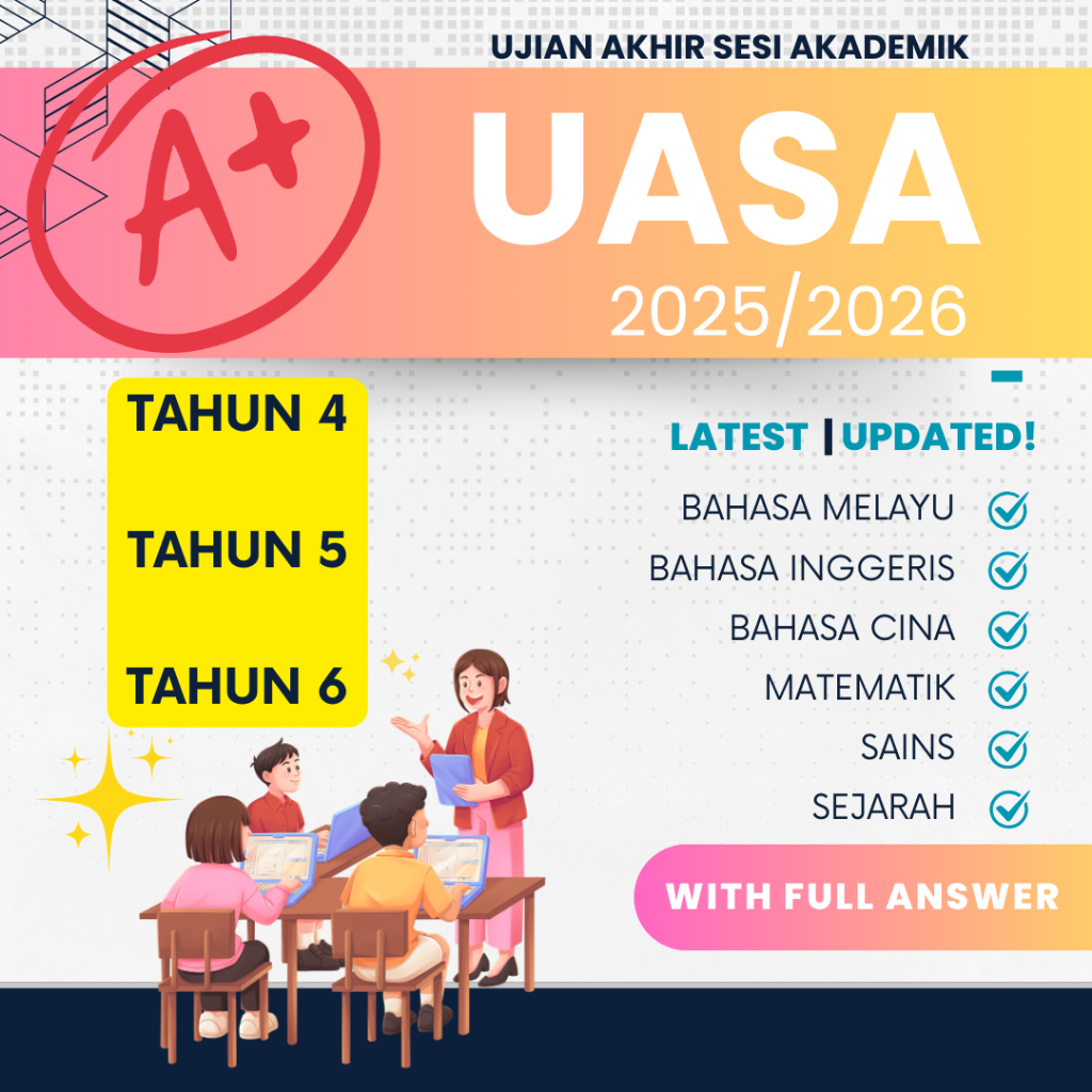 UASA 2025/2026 Training eBook: Questions & Answers for Primary School Students | Year 4, 5 & 6 ...