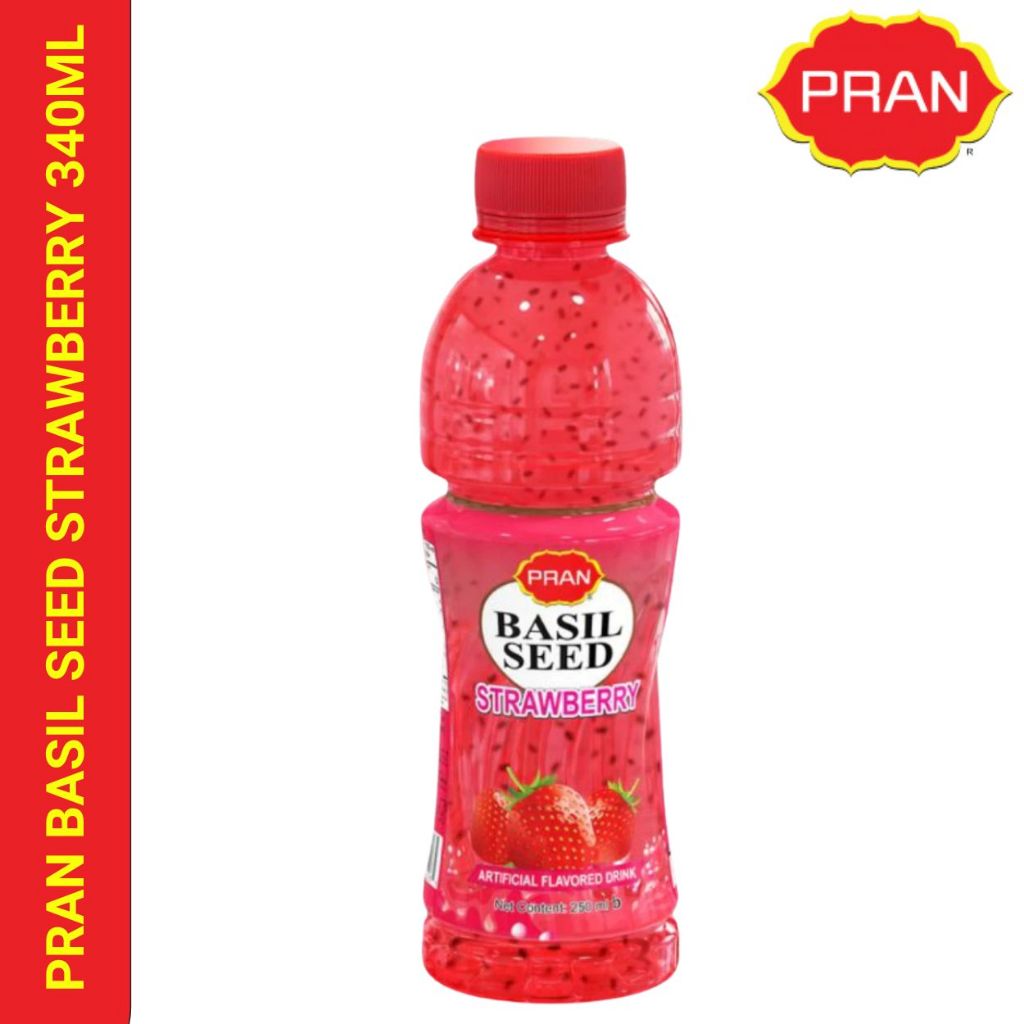 Pran Basil Seed - Strawberry (340ml) | Shopee Singapore