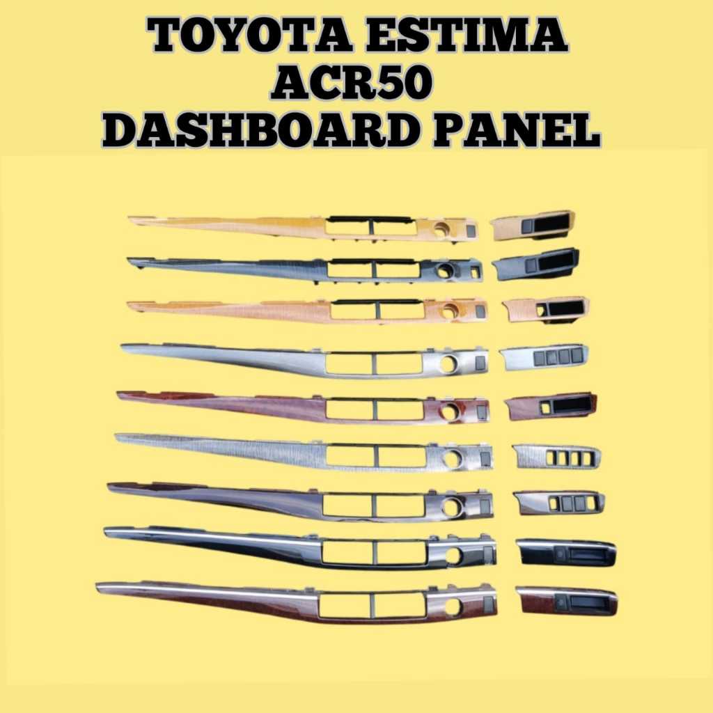 Dashboard Aircond Panel Toyota Estima Previa ACR50 06-19 Air Cond Panel ...