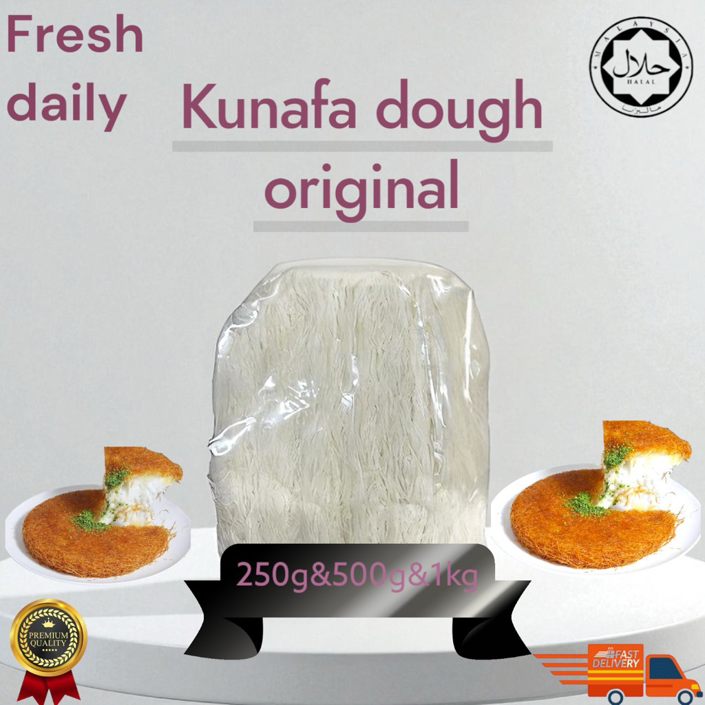 Fresh Kunafa dough all flavours fresh daily make 500g.. Food | Shopee ...