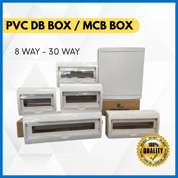 GELOOF PVC MCB BOX DB BOX 8.5WAY-30WAY PVC MCB Box / Consumer PVC Box ...