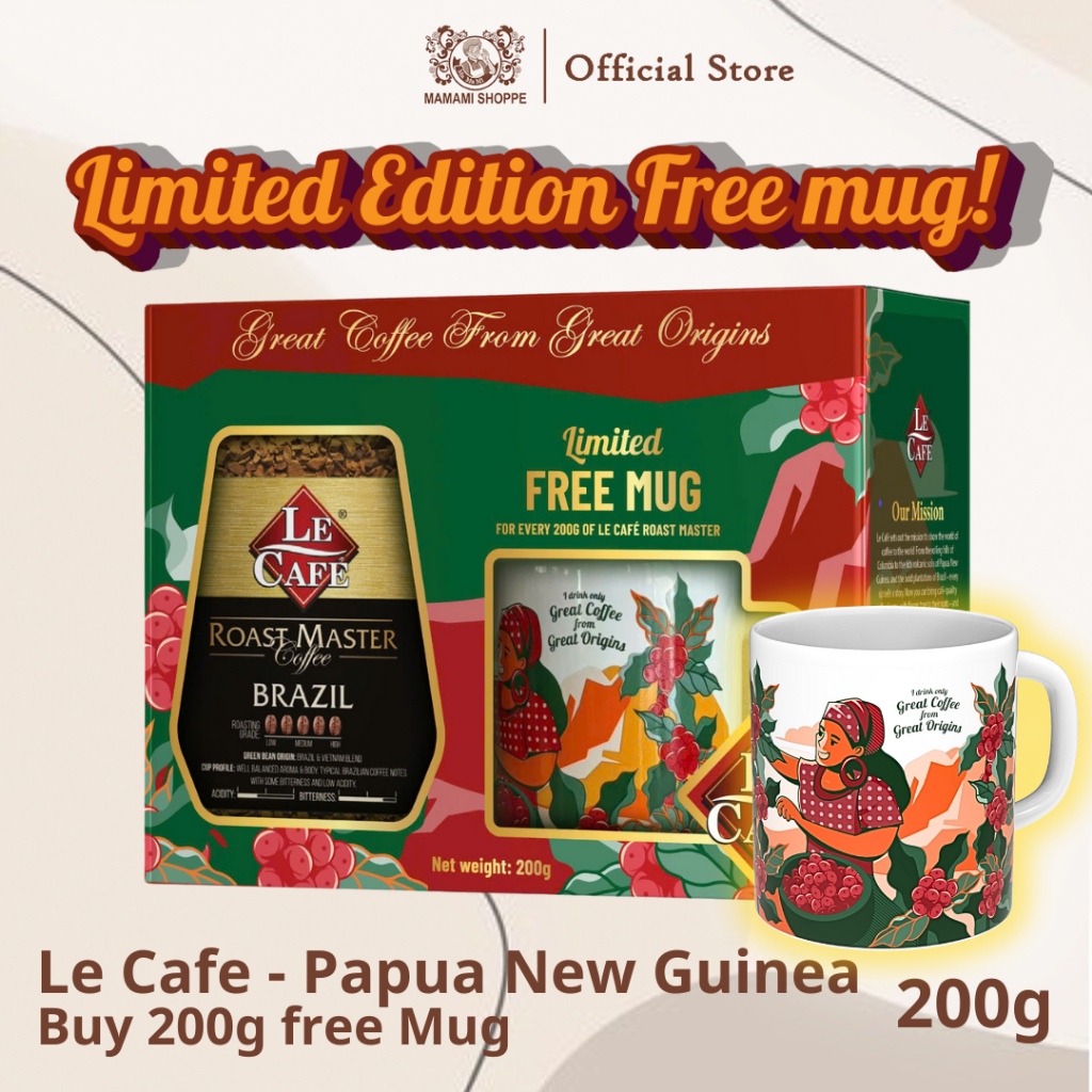 Le Cafe Coffee Buy 1 Free 1 Mug (200g Free 1 Coffee Mug) | Shopee Singapore