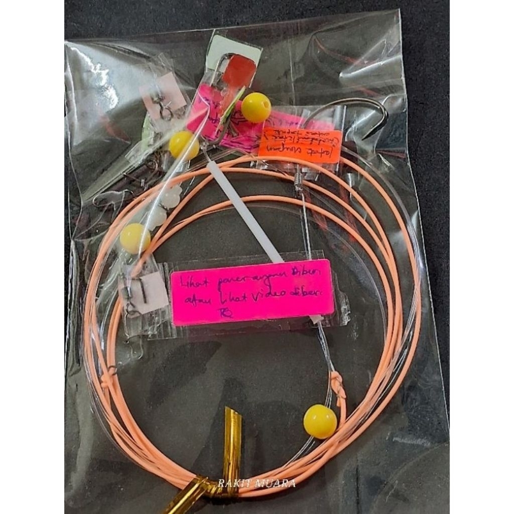 Vol1. BRIDGE LOWER HAIR (pulley rig) INSIDE LINE (4 feet TO MAKE 12 ...