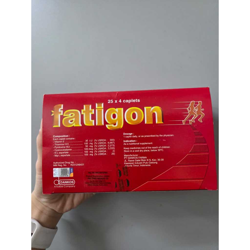 FATIGON CAPLETS (25x4'S) | Shopee Singapore