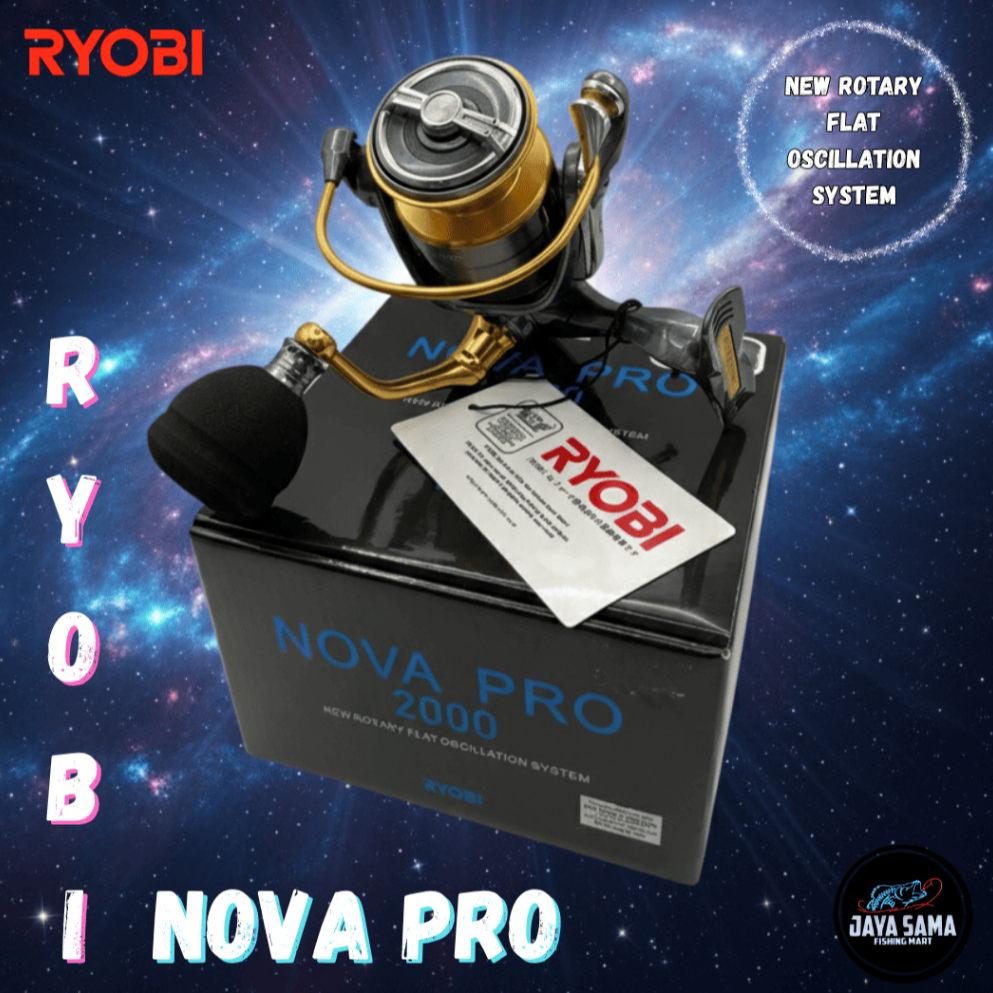 RYOBI Nova Pro 2000 Spinning Reel | New Rotary Flat Oscillation System ...
