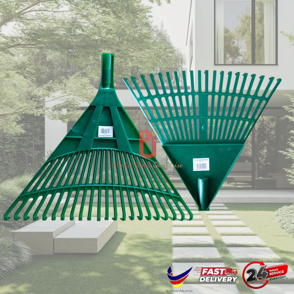 Cakar Rumput Plastik/ Pencakar Rumput Hijau/ Plastic Grass Rake/ Green ...