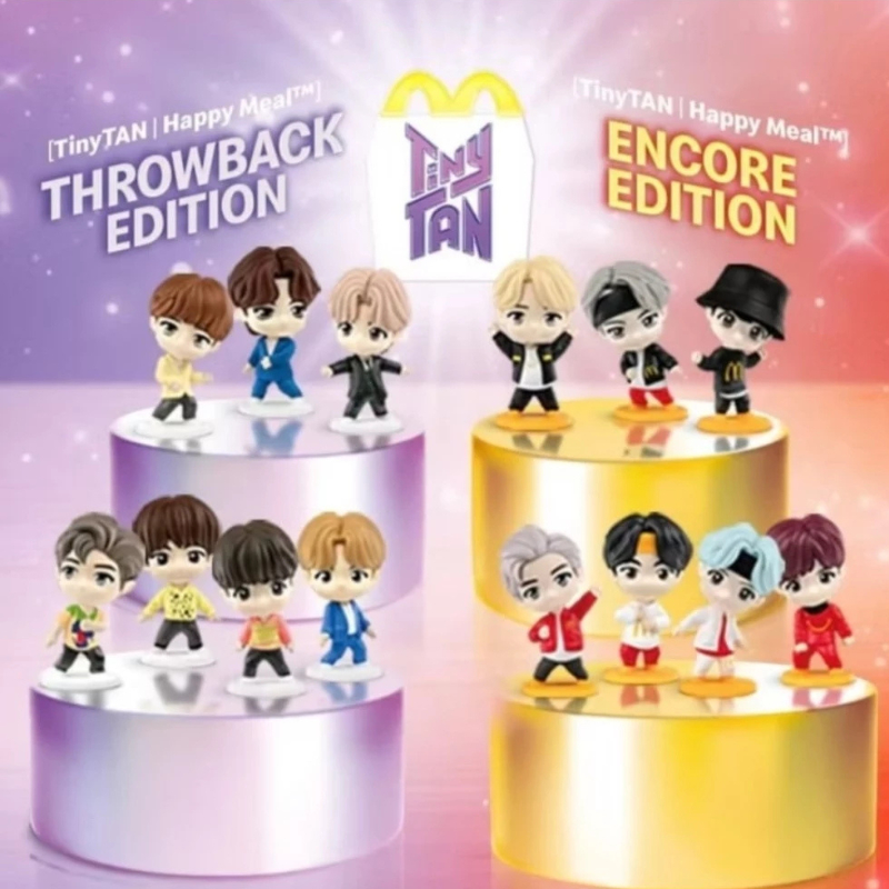 MCD McDonald's Mekdi Happy Meal Toys TinyTan BTS Throwback / Encore ...