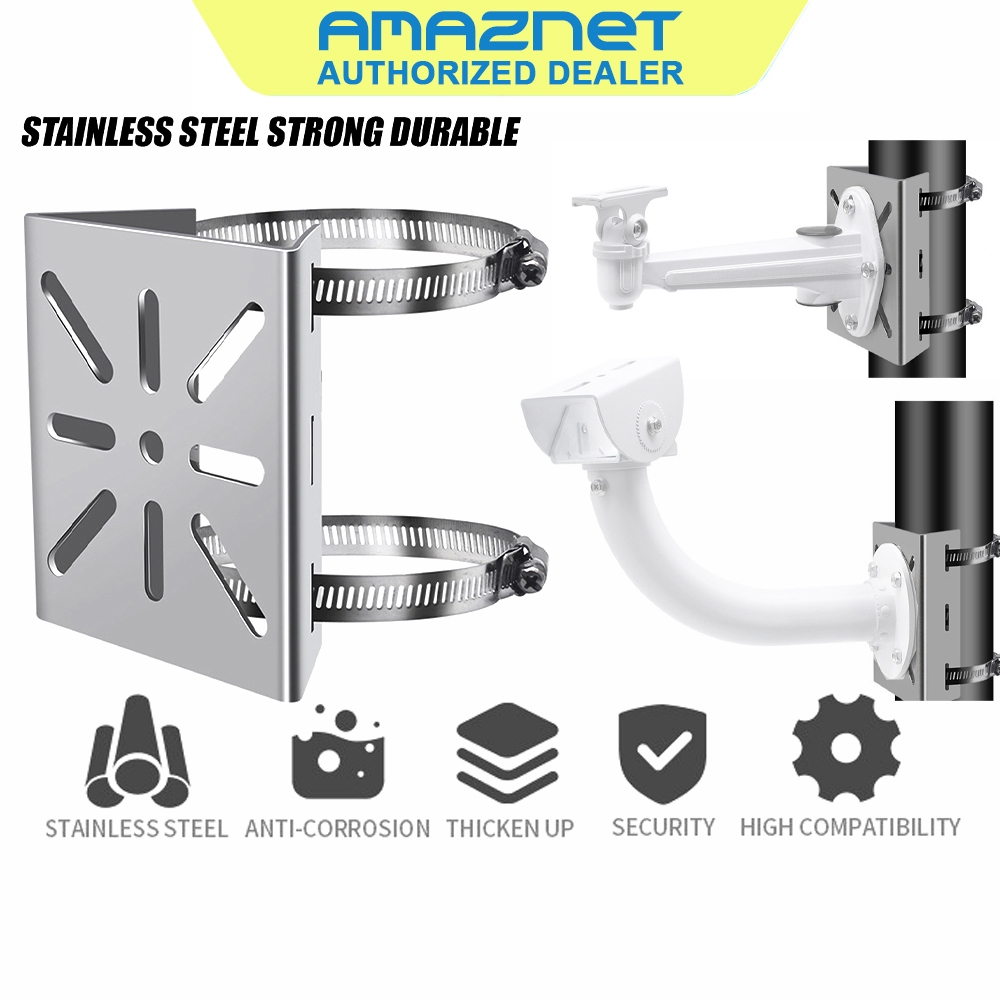 Stainless Steel Anti-Rust CCTV Camera Bracket Stand Pole Column Mount ...