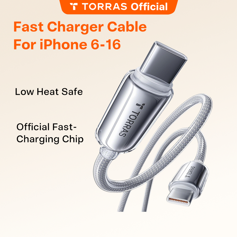 TORRAS ICEFLOW USB Type C Fast Charging Cable 1.2m Military Grade ...