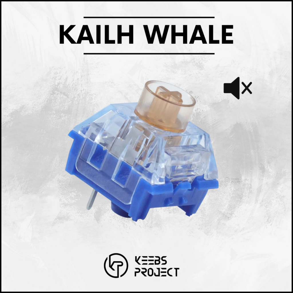 Kailh Whale Silent Tactile Switches 5 Pin | Mechanical Keyboard Switch ...