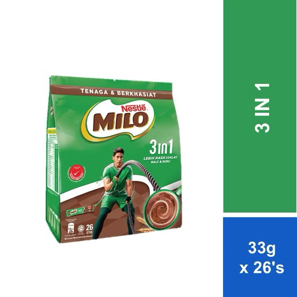 random NESTLE Milo 3in1 Activ-Go Mixes 30g x 14s / NESTLE Milo 3in1 ...