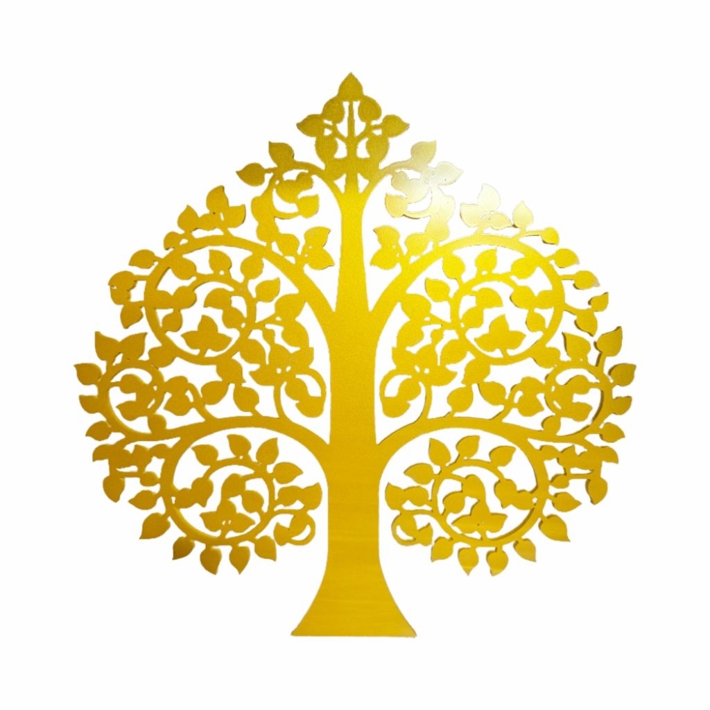 Golden Bodhi Tree God Table Background Decoration (Worship Buddha ...