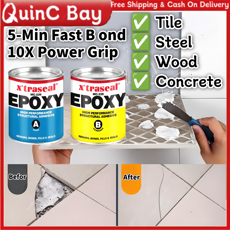 X'traseal MC-226 Epoxy Structural Adhesive Heavy Duty AB Glue Tile ...
