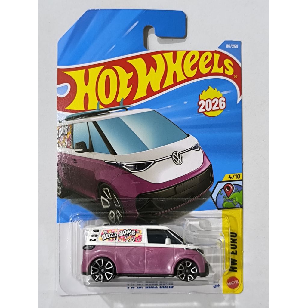 Hot Wheels VW ID Buzz Bomb - Case D & E 2026 | Shopee Singapore