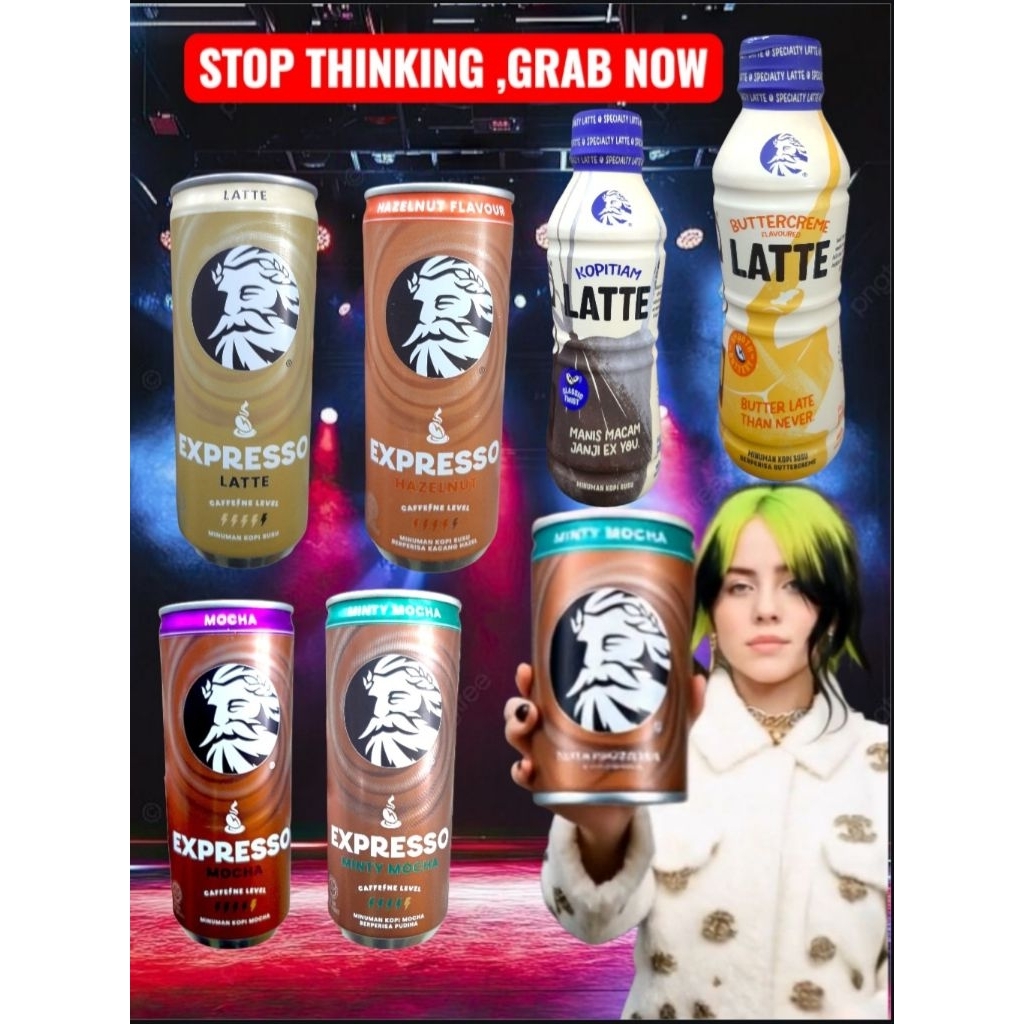 ZUS COFFEE (LATTE/HAZELNUT/MINTY/MOCHA/BUTTERCREAME/KOPITIAM) | Shopee ...