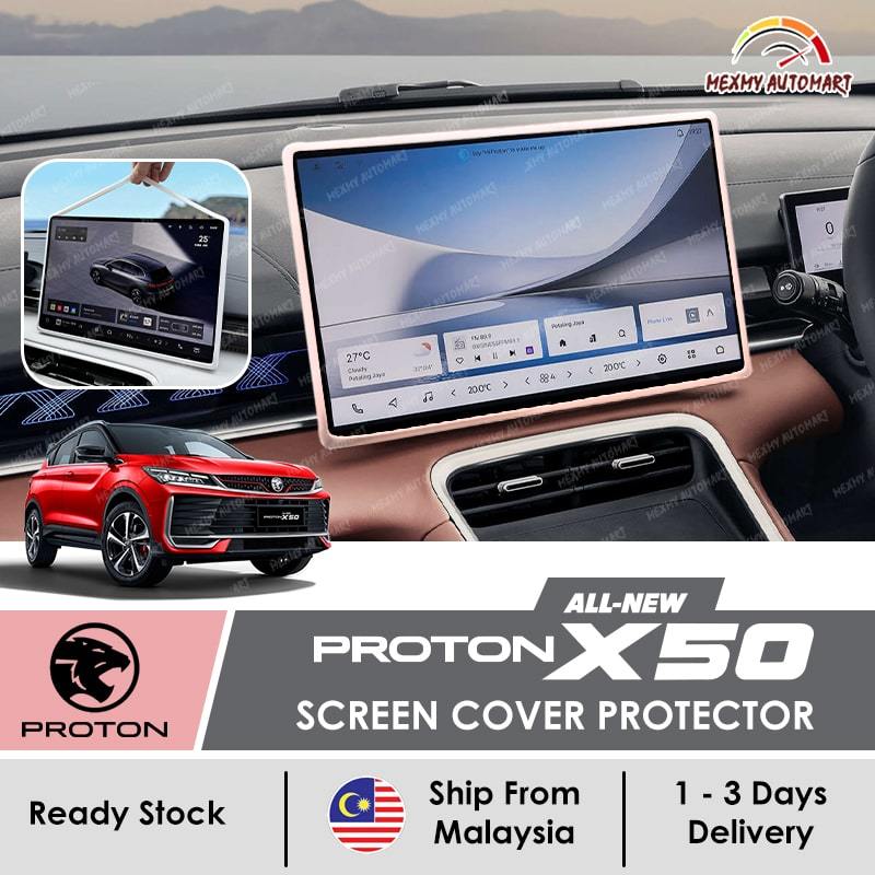 [All-NEW] Proton X50 2025 Screen Rubber Protector Edge Cover ...