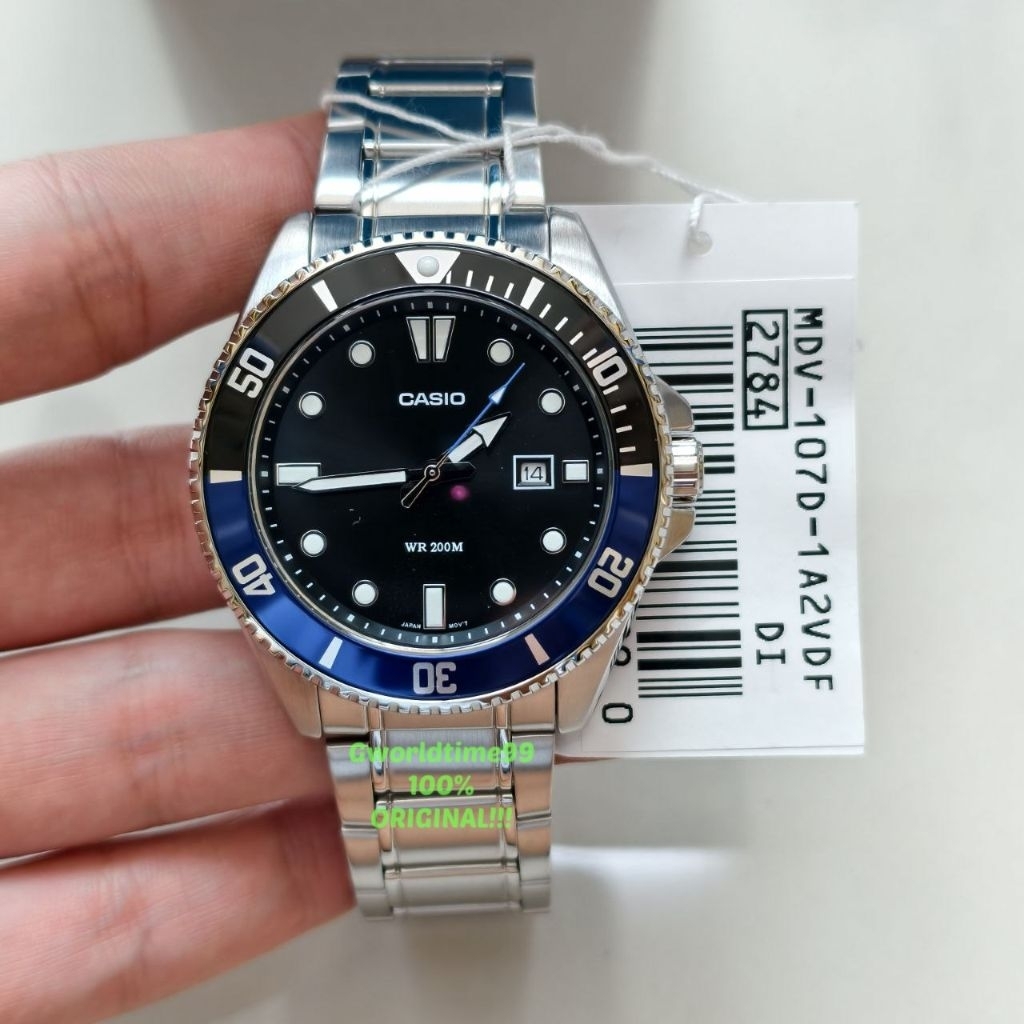 CASIO DURO MDV-107D-1A2/MDV-107D-1A2VDF/MDV-107D/MDV107D | Shopee Singapore
