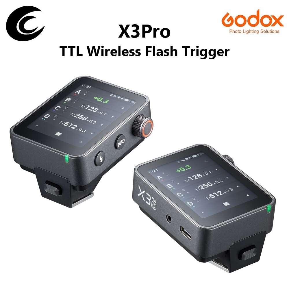 Godox X3Pro Touchscreen TTL Flash Trigger WITH Shutter Control & AF ...