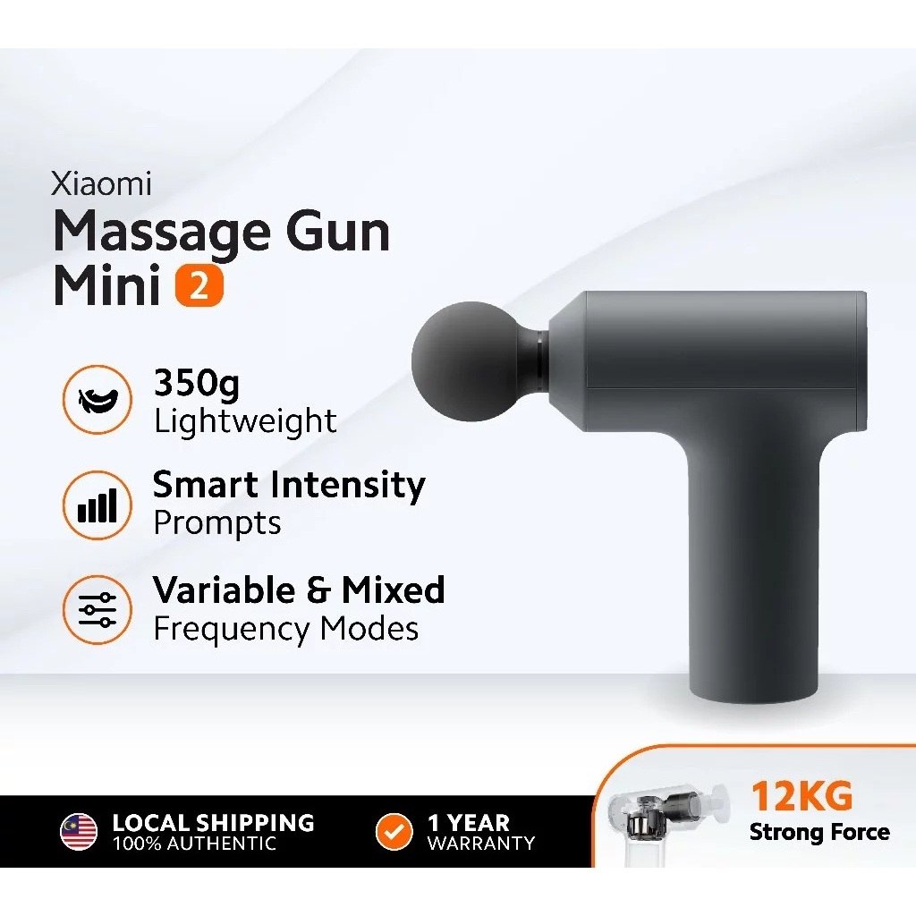 Xiaomi Massage Gun Mini 2 | Lightweight & Portable | Dual Modes & 3 ...