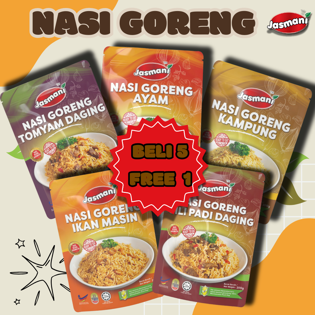 [JASMANI] NASI GORENG SERIES READY TO EAT | Shopee Singapore