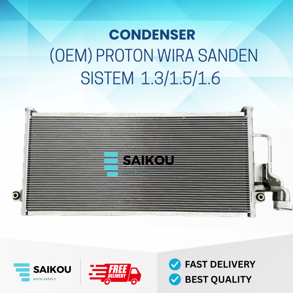 Condenser Proton Wira 1.3 / 1.5 / 1.6 Sanden System (SD) | Shopee Singapore