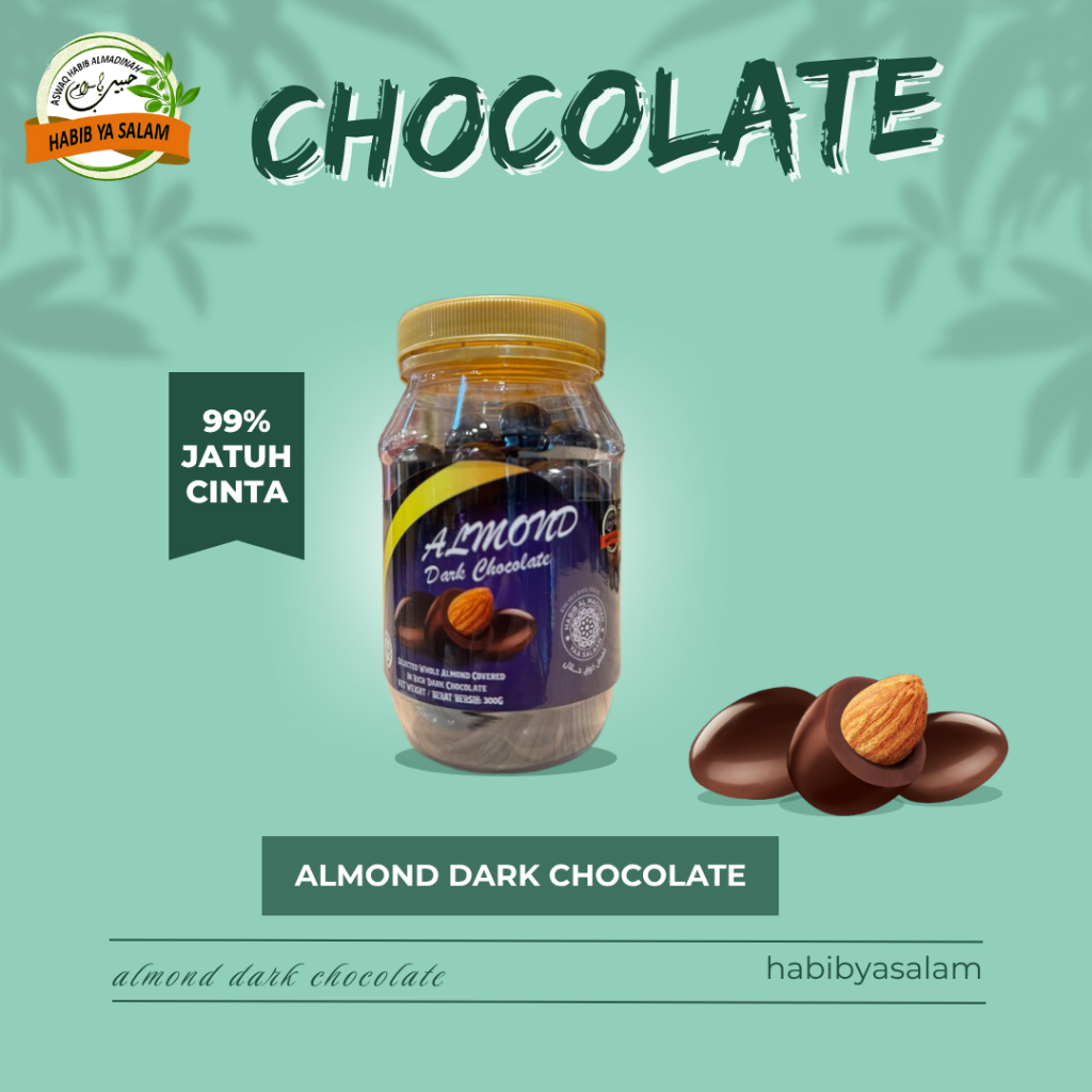 HABIB YA SALAM PREMIUM ALMOND CHOCOLATE | Shopee Singapore