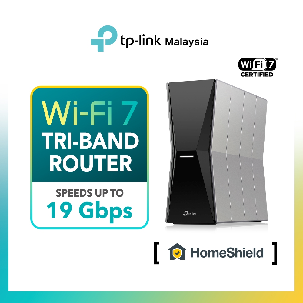 TP-Link Archer BE805 WiFi 7 Tri-Band Dual 10G + 4x 1G Ports Router with ...
