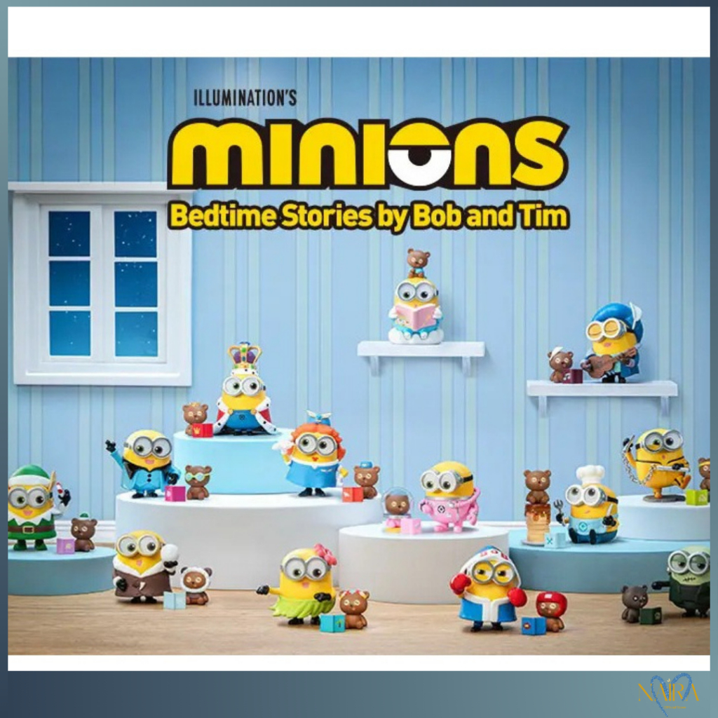 Minions Bedtime Stories by Bob and Tim Series Figures | Blind Box ...