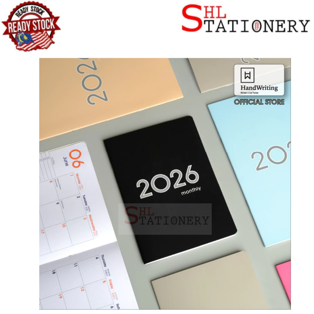 Masterprint 2026 Handwriting A5 / B5 Monthly Planner 2026 PNS-A5 | PNS-B5 | Shopee Singapore