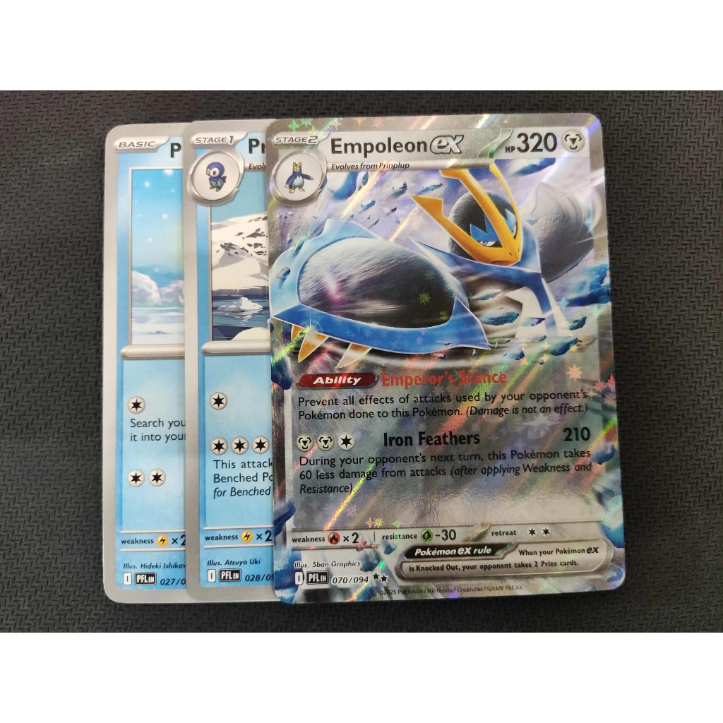 Pokemon TCG - Empoleon EX [MEG] [Set Included Basic and Stage 1] [Mega ...