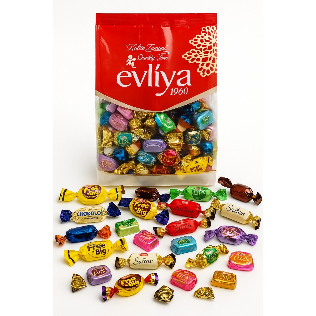 EVLIYA Halal Premium Coklat Mix – Assorted Chocolate & Candy Pack ...