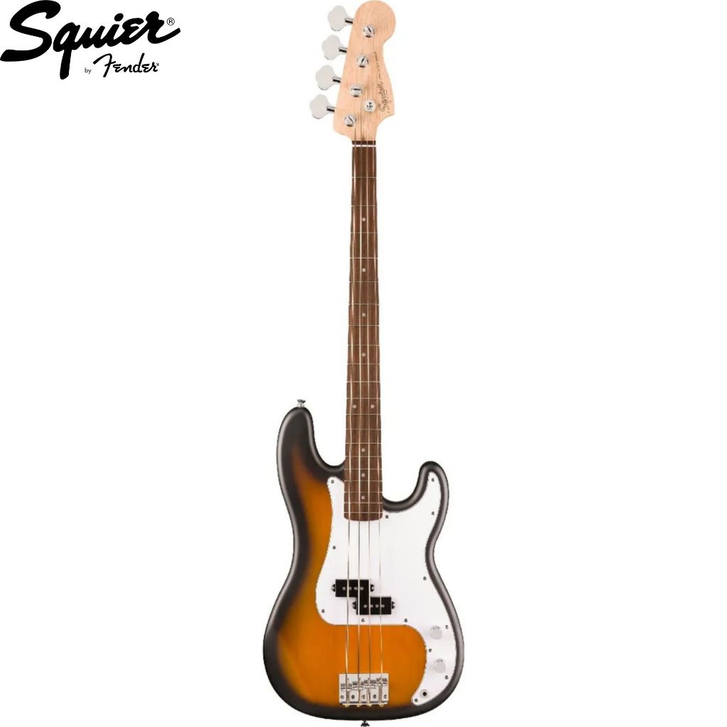 Squier Debut Series Precision Bass Guitar Laurel FB 2-Colour Sunburst ...