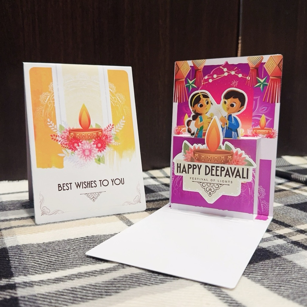 Deepavali Handmade Pop Up Greeting Card | Shopee Singapore