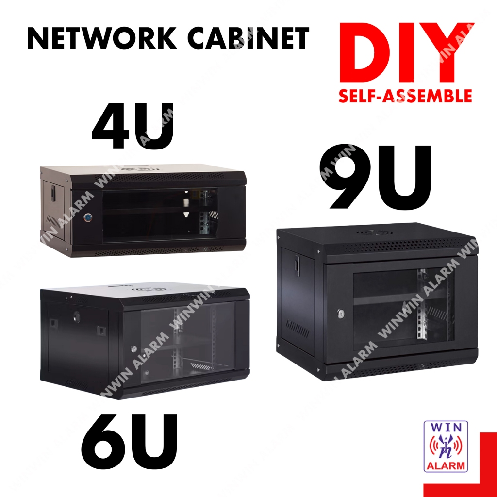 Glass door network router enclosure/Wall Hanging Network Cabinet ...