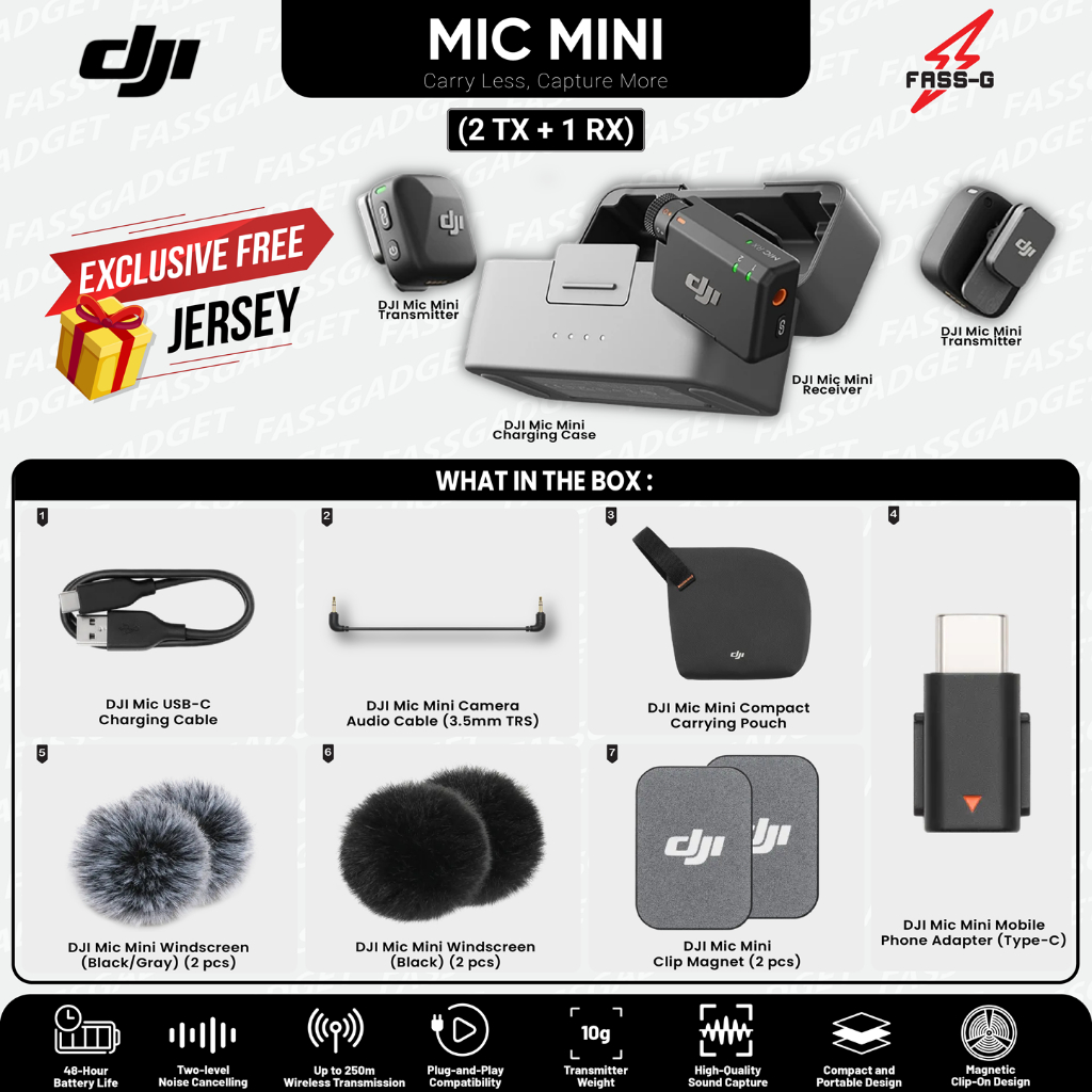 Dji Mic Mini Combo | Shopee Singapore