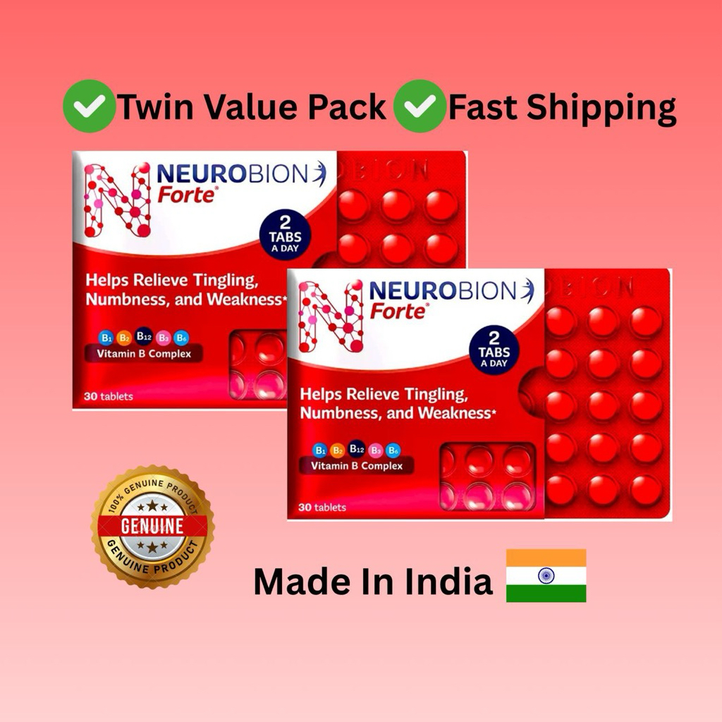 ( Twin Pack ) Neurobion Forte 30 Tablet Vitamin B1, B6, B12 | Shopee ...