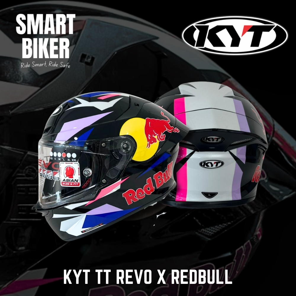 KYT RED BULL KYT TTR Jet TT Revo X Red Bull Limited Edition Motorcycle ...