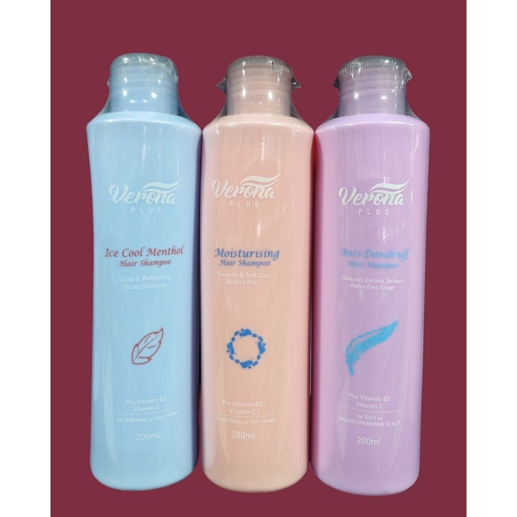 VERONA PLUS Syampoo Kepala | Hair Shampoo Ice Cool Menthols ...