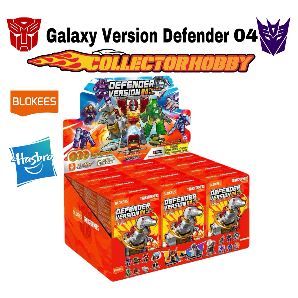 Blokees Figures Transformers Defender Version 04 Tyrant Fury | Shopee ...
