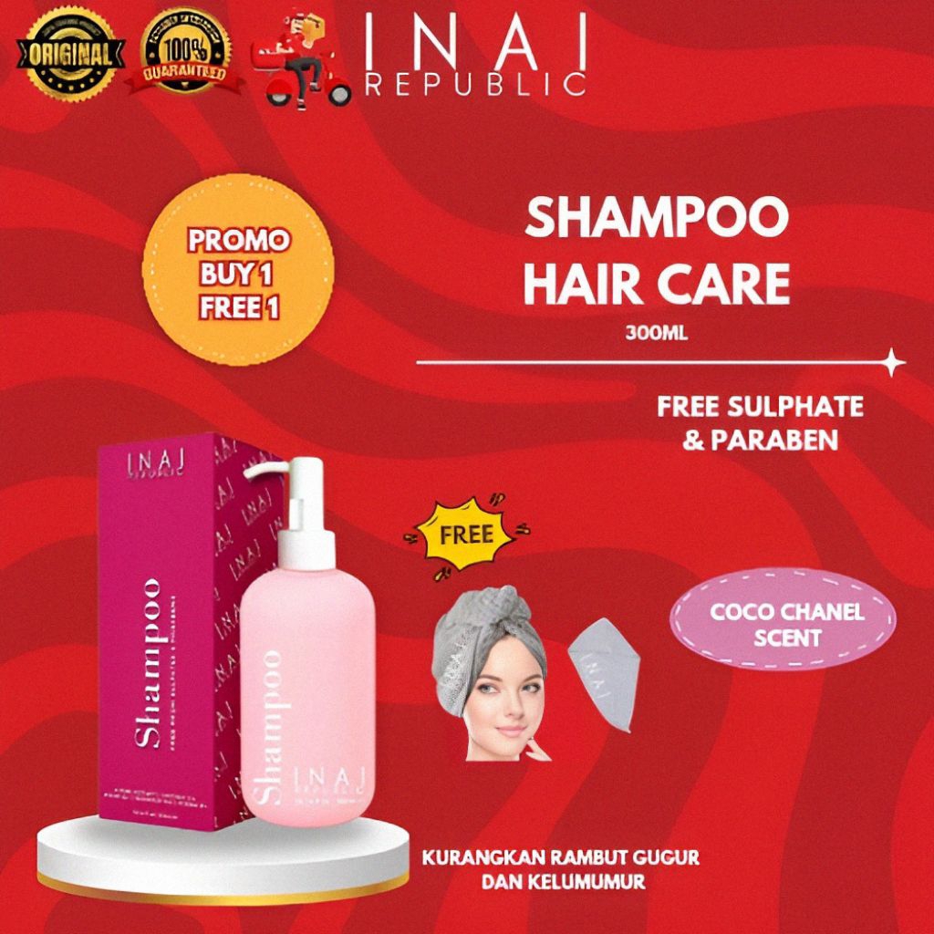 Henna Shampoo 300ML - Argan Haircare INAI REPUBLIC[FREE TOWEL ...