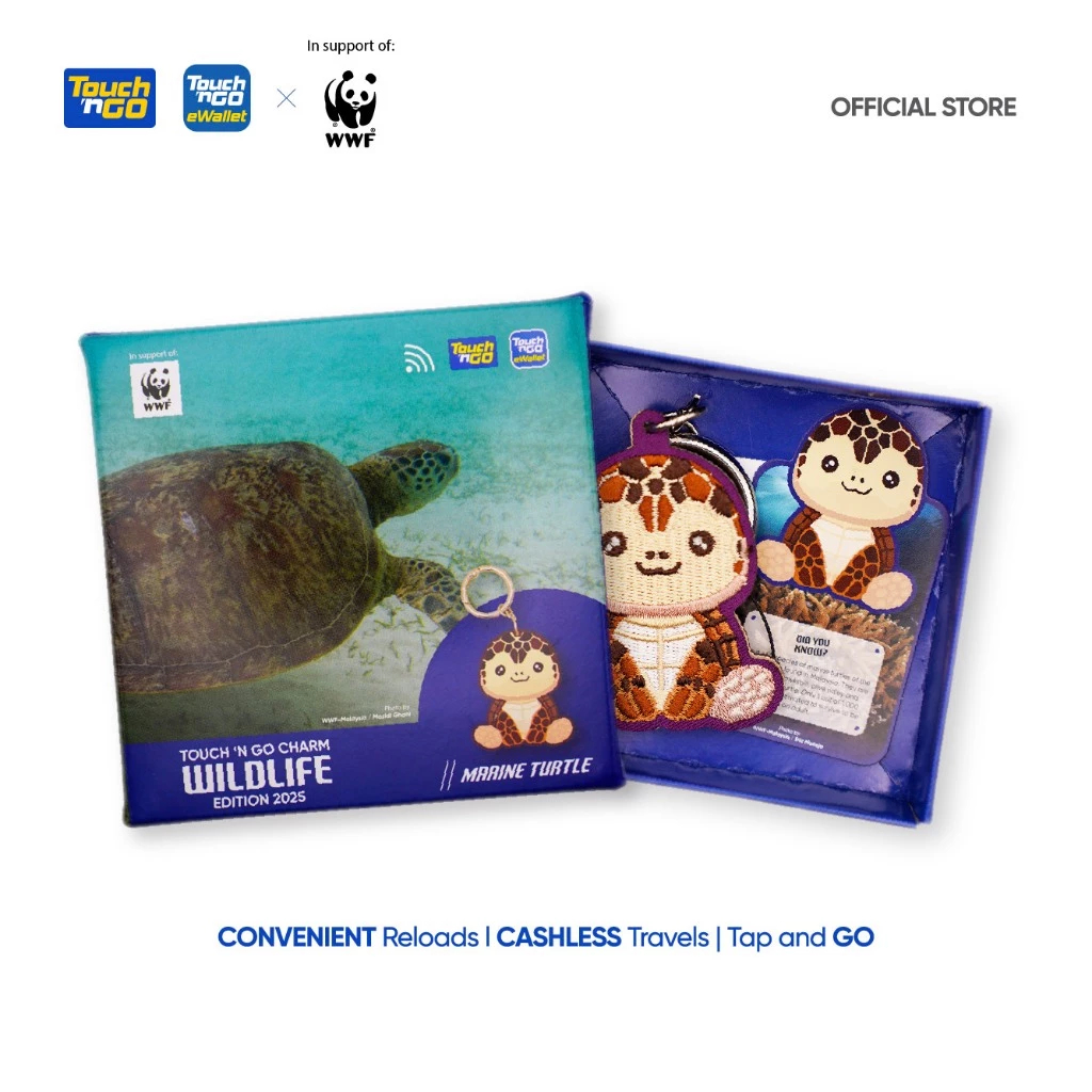 Touch ‘n Go Charm Wildlife Edition 2025: Marine Turtle, Orang Utan ...
