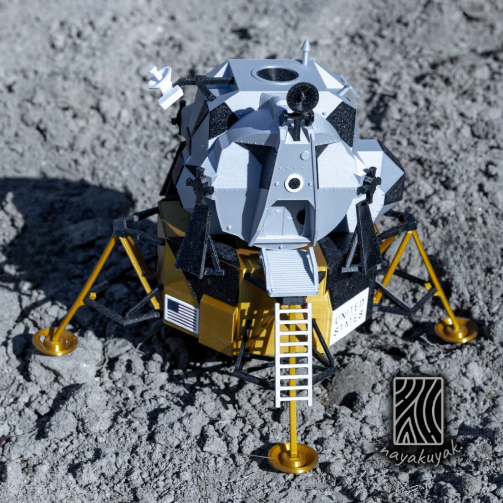 Apollo Lunar Lander Model | 3D Printed Moon Landing Replica | NASA ...