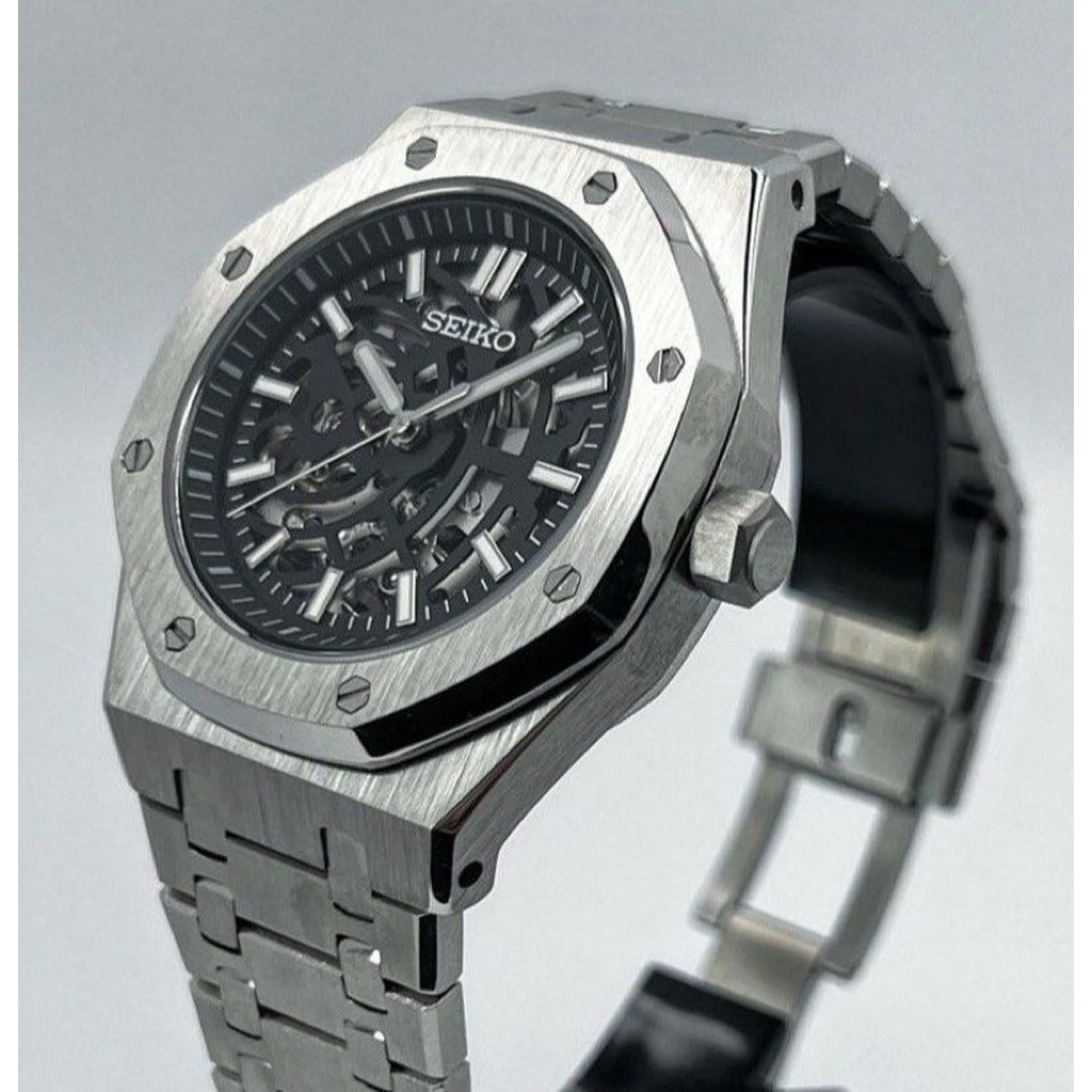 Seiko Mod Ap Skeleton Automatic 42mm | Shopee Singapore