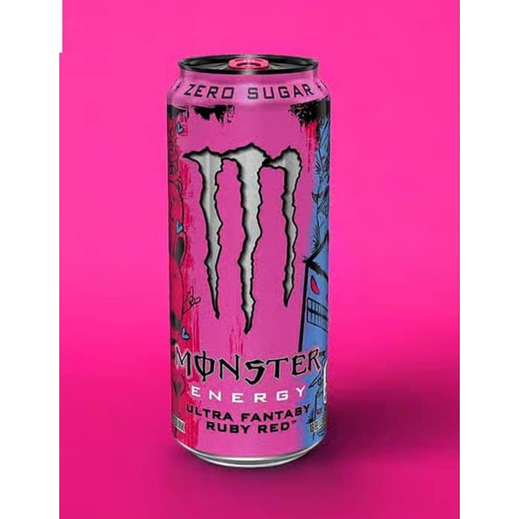 MONSTER ULTRA FANTASY RUBY RED BIG CAN ZERO SUGAR ENERGY DRINK | Shopee ...