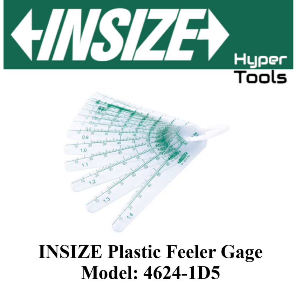 INSIZE Plastic Feeler Gage - Model: 4624-1D5 | Shopee Singapore