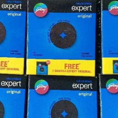 Godrej Dye Expert ( Black )-1 Box**10+1(FREE) | Shopee Singapore