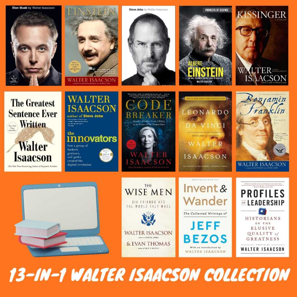 Walter Isaacson 13-in-1 Biography Collection – Innovators, Geniuses ...